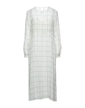 MERCI Midi Chiffon Dress - White
