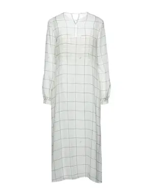 MERCI Midi Chiffon Dress - White