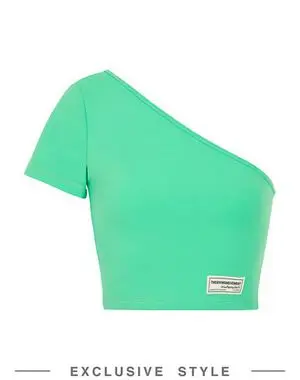THE GIVING MOVEMENT X YOOX Top Recycled Polyester Recycled Elastane - Green