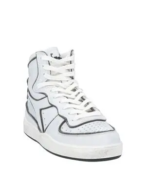 DIADORA Leather High-top Sneakers - Off White