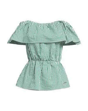 GAELLE PARIS Peplum Striped Top
