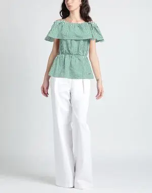 GAELLE PARIS Peplum Striped Top