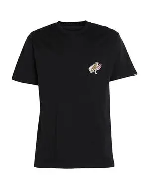 VANS Checkerboard Research Ss Tee Ii Man T-shirt Black Size S Cotton Black