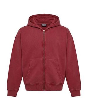 DIESEL® Sweatshirt Brick Size Cotton, Polyester, Elastane - Red