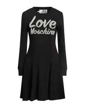 Moschino Mini Dress Size Cotton, Polyester - Black