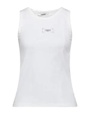 LEDERER Cotton Jersey Tank Top - White