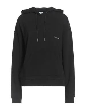 Armani Exchange Cotton And Elastane French Terry Hoodie - Black