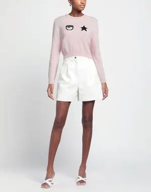 CHIARA FERRAGNI Sweater In Wool, Viscose, Polyamide, And Cashmere - Pink
