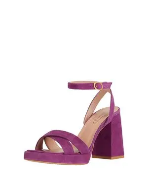BIANCA DI Ankle Strap Sandals - Purple