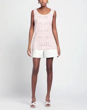 YES ZEE BY ESSENZA Top In Light Cotton And Elastane - Light Pink