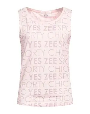 YES ZEE BY ESSENZA Top In Light Cotton And Elastane - Pink