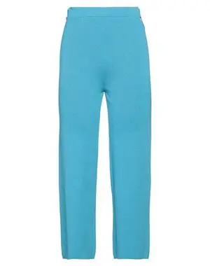 RINASCIMENTO Wide Leg Knit Pants - Blue