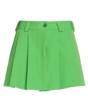 VICOLO Mini Pleated Skirt - Green