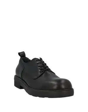 O.X.S. Leather Lace-up Shoes With Square Heel