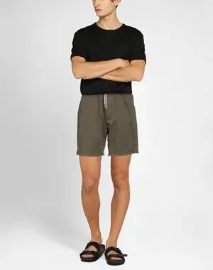 LIU •JO MAN Military Cotton Shorts With Drawstring Waist
