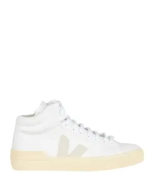 VEJA Leather High-top Sneakers - White