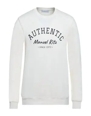 MANUEL RITZ Sweatshirt In Cotton And Elastane - Ivory