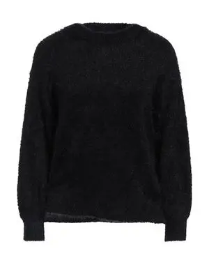 MERCI Knitted Heavy-weight Crewneck Sweater - Black