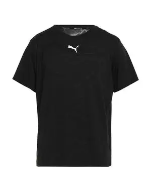 PUMA T-shirt Size Polyester, Elastane - Black
