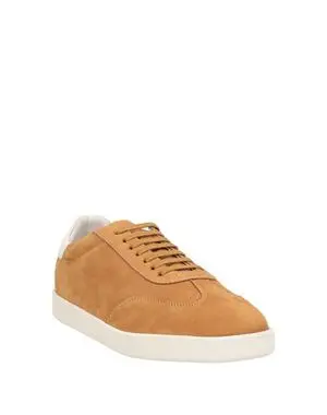 Geox Soft Leather Sneakers - Camel