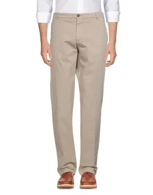 40WEFT Casual Straight Leg Trousers - Beige