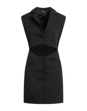 VANESSA SCOTT Mini Shirt Dress - Black