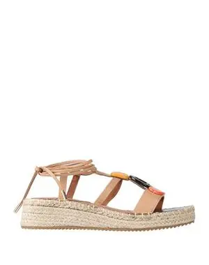 MARIA MARE MARIA MARE Textile Fiber Espadrille Sandals Beige