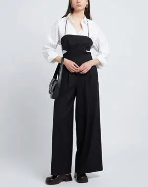 Topshop Pinstriped Jumpsuit