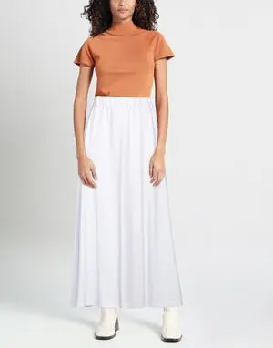 #HASHTAGMART Maxi Flared Skirt - White