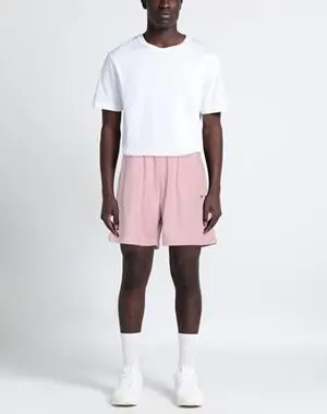 MSGM Cotton Terry Shorts - Pink