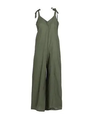 Topshop Sleeveless Jumpsuit - Green