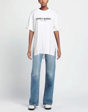 Mother Of Pearl Organic Cotton Printed T-shirt