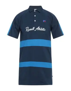 RUSSELL ATHLETIC Polo Shirt Size Cotton, Elastane