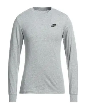 Nike Man T-shirt White Size Xxl Cotton Grey