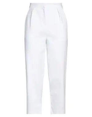 ANONYME DESIGNERS Tapered Cropped Pants - White