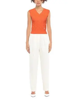 VICOLO Knitted Sleeveless Top - Orange