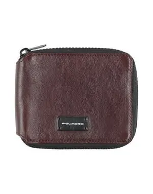 PIQUADRO Wallet Tan Cow Leather - Brown