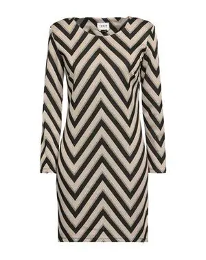 BERNA Mini Dress With Herringbone Pattern