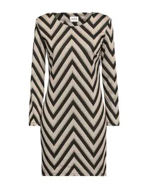 BERNA Mini Dress With Herringbone Pattern