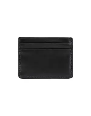 Sandro Soft Leather Document Holder - Black