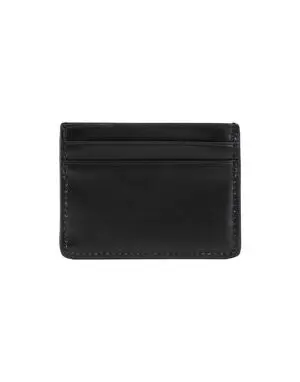 Sandro Soft Leather Document Holder - Black