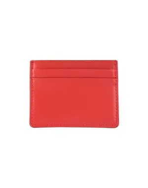 Sandro Soft Leather Document Holder - Tomato Red