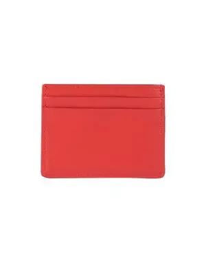 Sandro Soft Leather Document Holder - Tomato Red