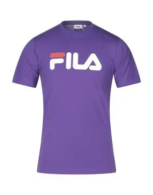 FILA Man T-shirt Midnight Blue Size Xs Cotton Purple