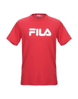 FILA Man T-shirt Midnight Blue Size Xs Cotton Red