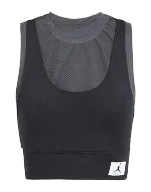 JORDAN Two-tone Sleeveless Top - Grey
