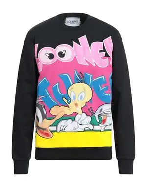 Iceberg Sweatshirt With Graphic Print Black