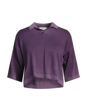 Alpha Studio Cotton Sweater - Purple