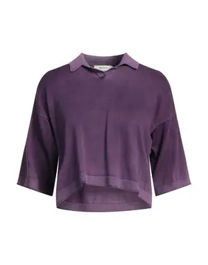Alpha Studio Cotton Sweater - Purple