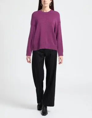 CARACTÈRE Knitted Sweater - Purple
